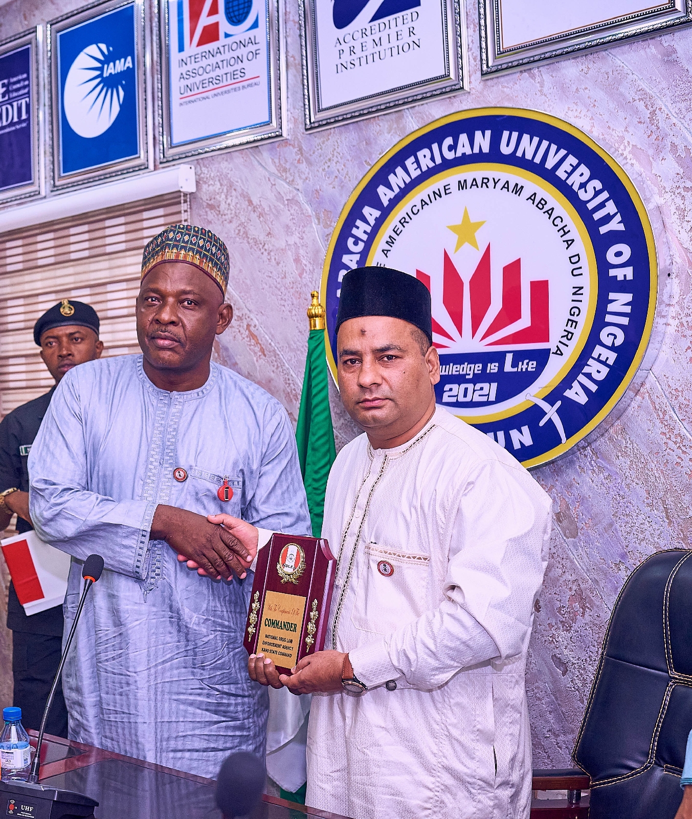 NDLEA Decorates President of MAAUN Nigeria as Ambassador of War against ...