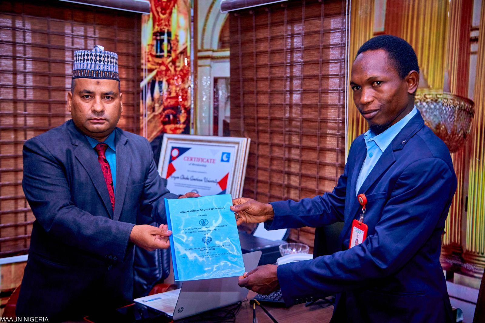 MAAUN, ITF sign MoU on Teaching, Research Development - Maryam Abacha ...