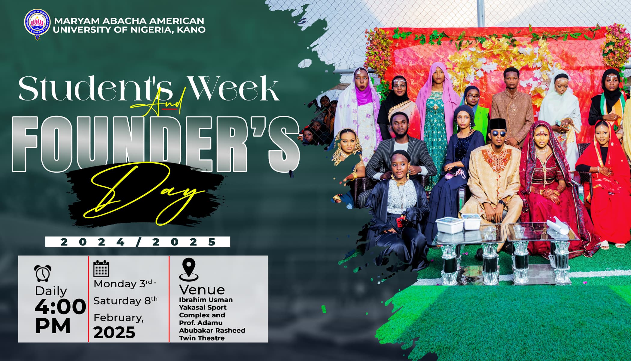 MAAUN Kano Presents: Students’ Week & Founder's Day 2024/2025 - Maryam ...