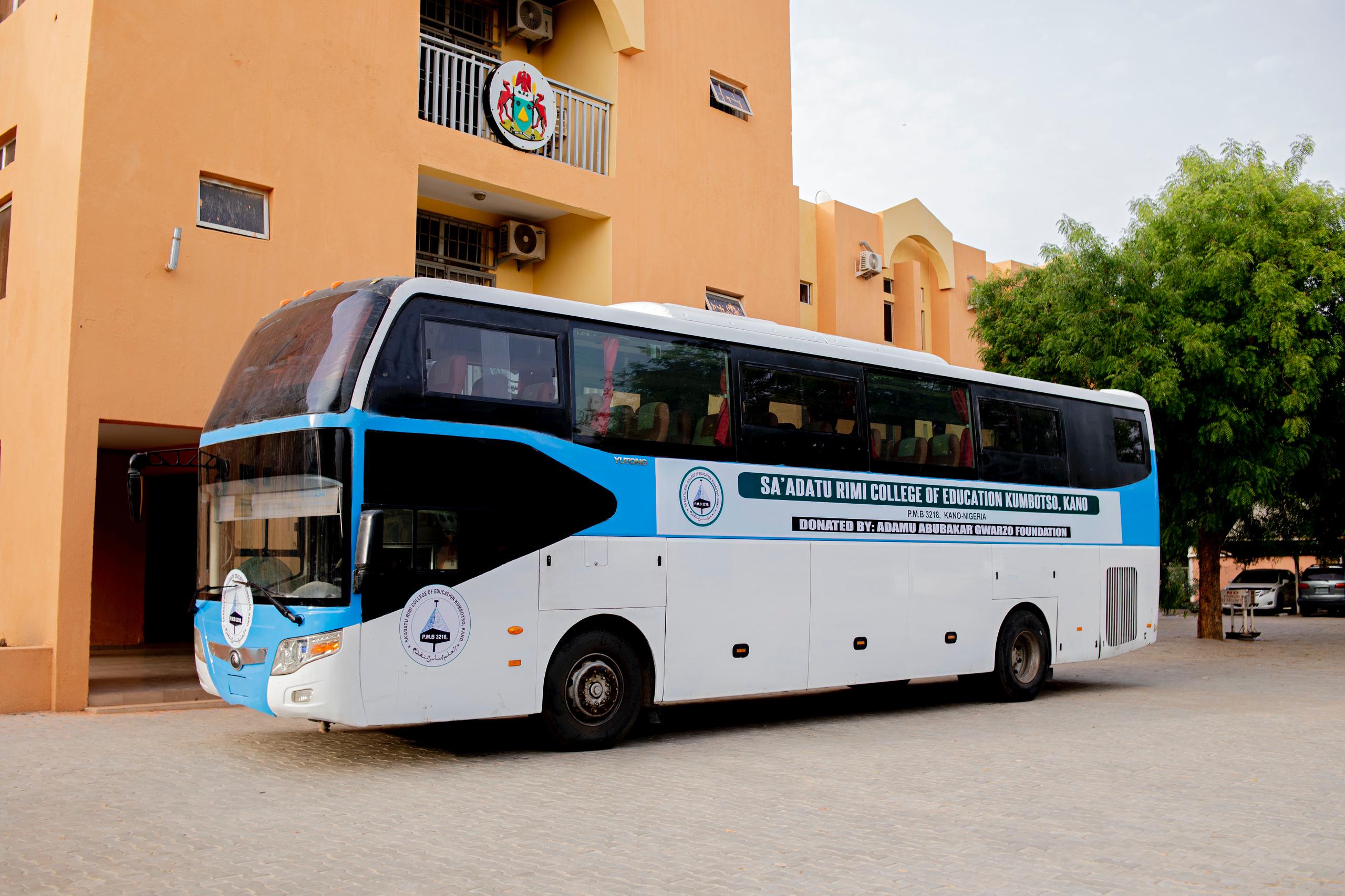 Wheels of Kindness: Prof. Gwarzo donates Sa’adatu Rimi College 60 ...